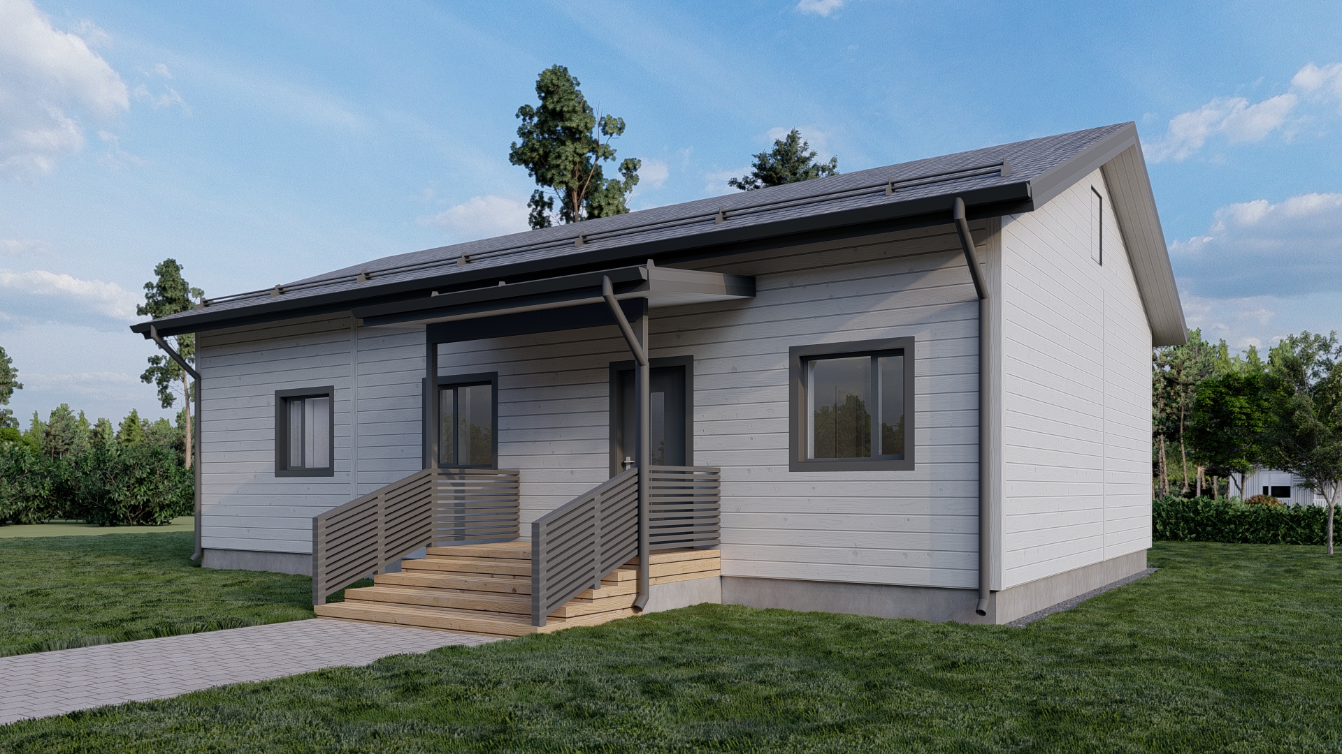 Kielo-talomalli, Muurametalot